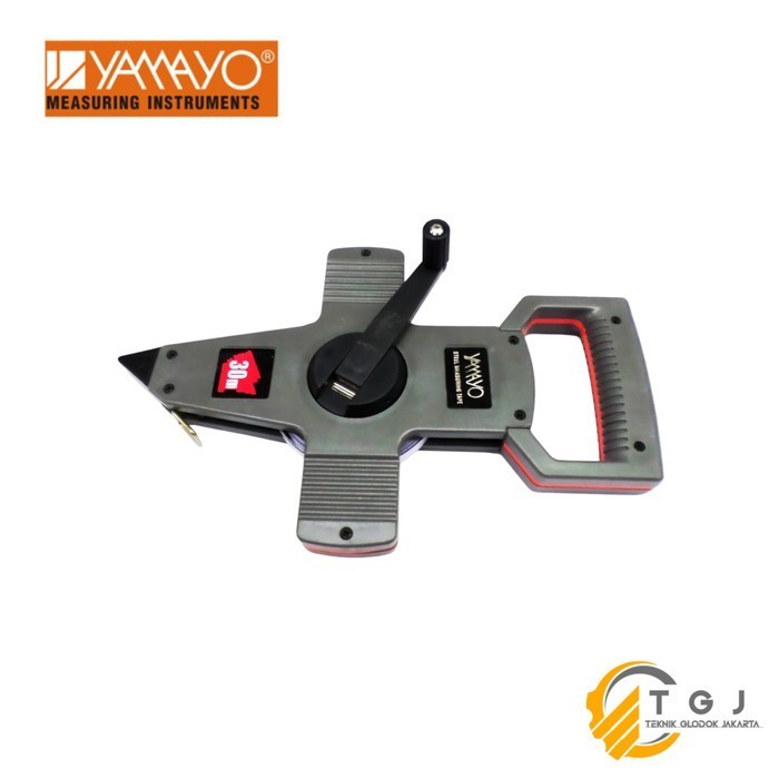Jual Measure tape YAMAYO 100M meteran roll plat steel | Shopee Indonesia