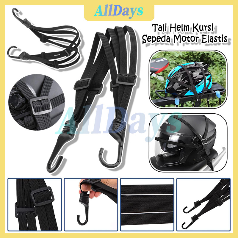Jual Tali Karet Pengaman Helm Super Tebal Kuat /Tali Helm Kursi Sepeda ...
