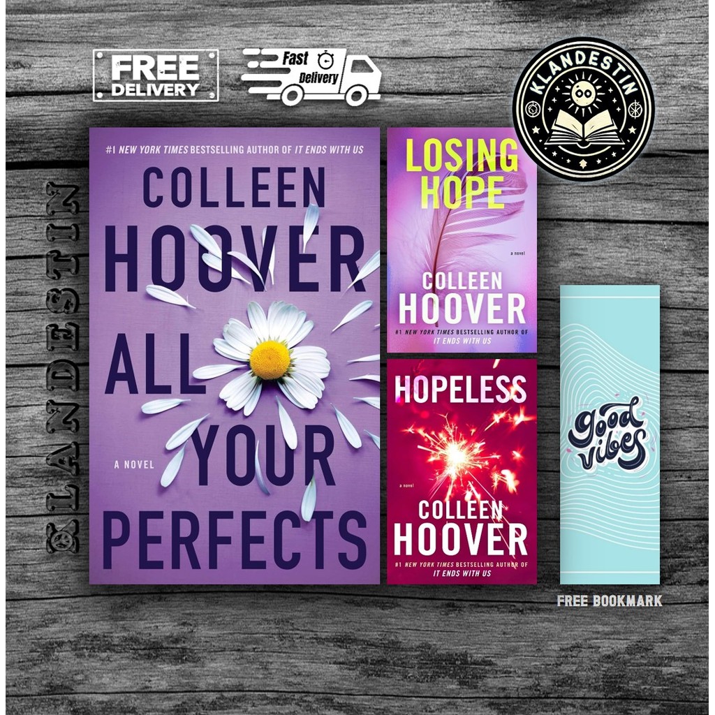 Jual Buku Bahasa Inggris (Colleen Hoover) Hopeless | Losing Hope ...
