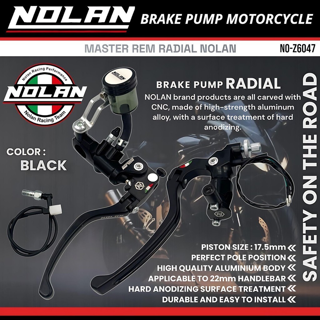 Jual XXX Master Rem Set NOLAN Radial Model KTC + Switch Rem NOLAN Set 1 ...