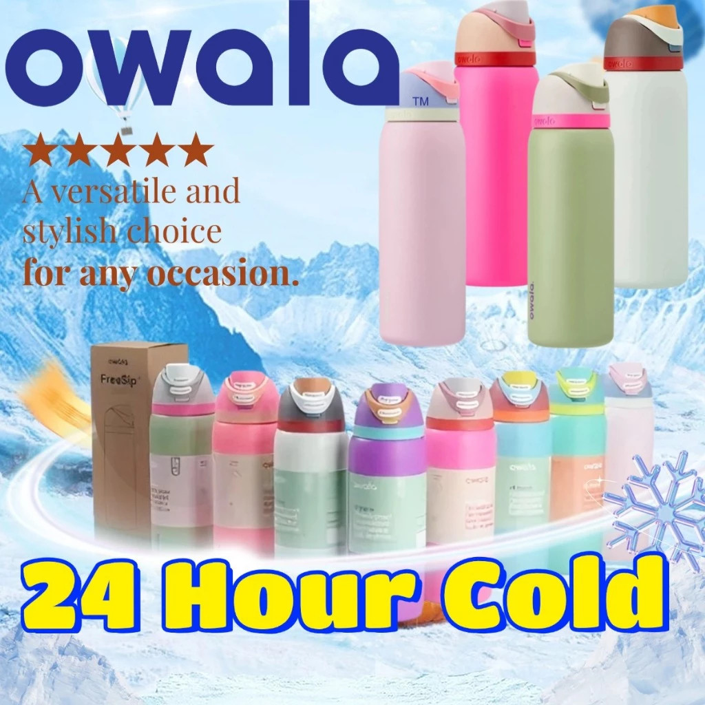 Jual NEW COD Owlala Tumbler FreeSip™ 24 oz (710 ml) | 32 oz (945 ml ...