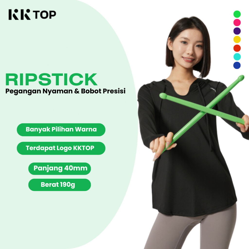 Jual LITARC Pound Fit Stick Ripstix Stick Workout Cardio Drumming Stick ...