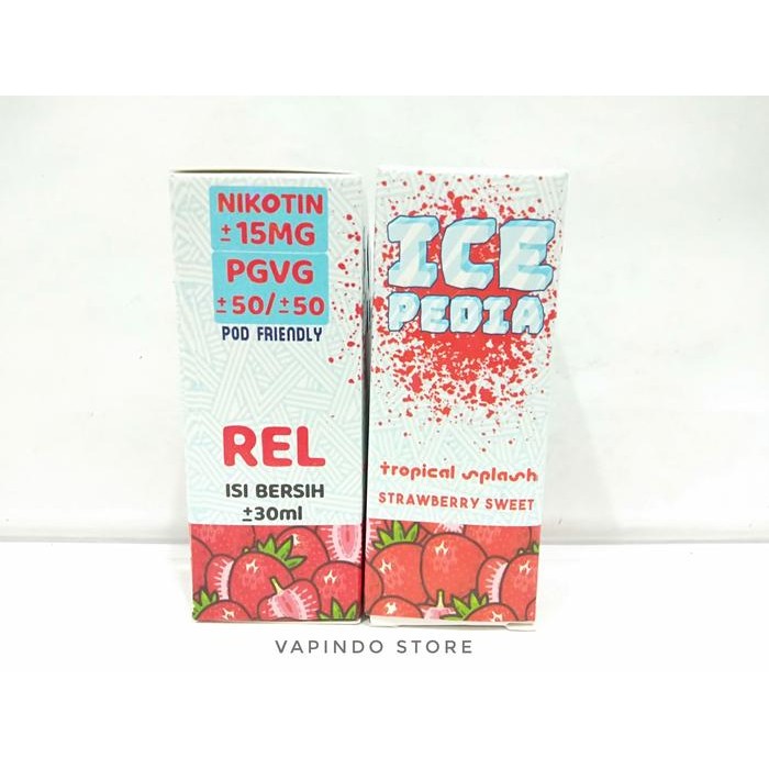 Jual PODS FRIENDLY ICE PEDIA STRAWBERRY 30ML 15MG BY MAJAPAHIT ICEPEDIA ...