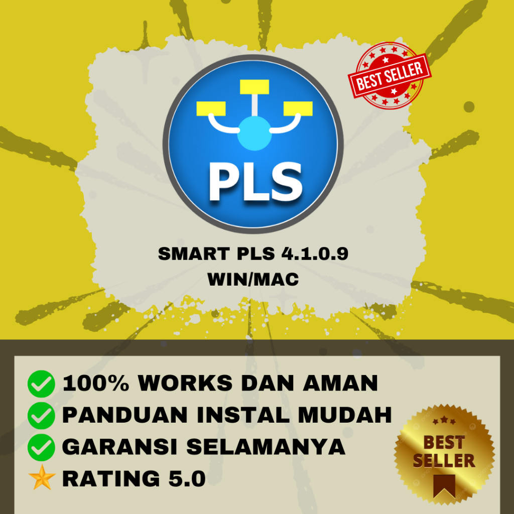 Jual (100% Works) Aplikasi Smart PLS 3 | 4.1.0.3 | 4.1.0.9 For Windows ...