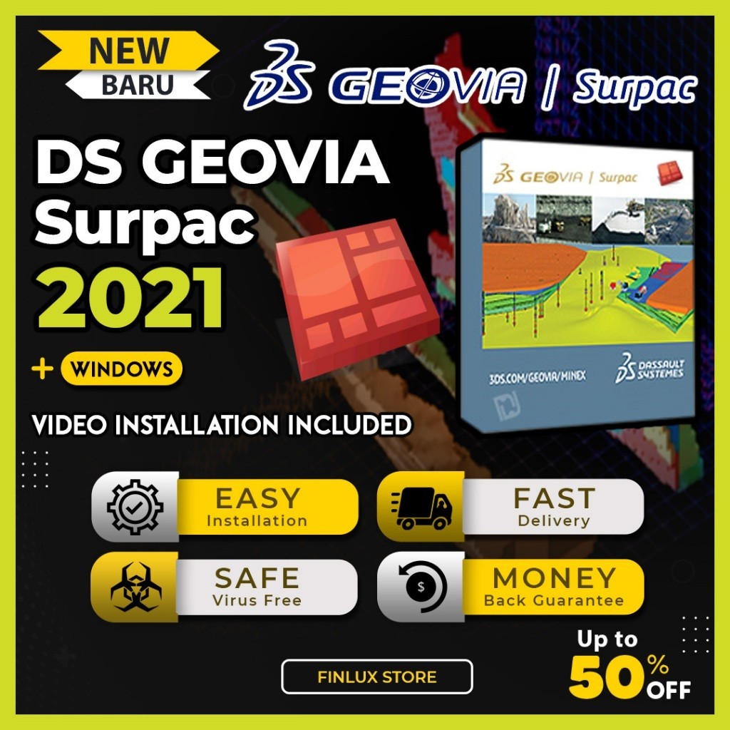 Jual /[VIDEO] DS GEOVIA Surpac 2021 Lifetime For Windows (64-Bit ...