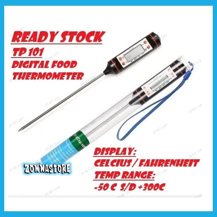 Jual Digital Termometer Makanan Masak Suhu Air Masakan Thermometer ...