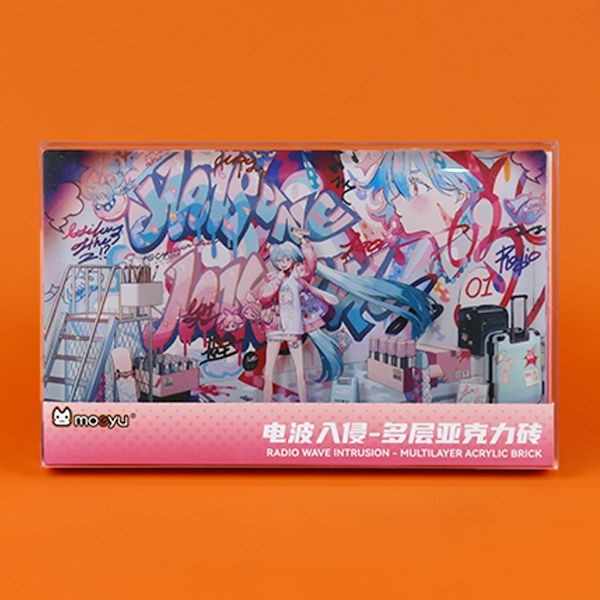 Jual Hatsune Miku Radio Wave Intrusion Acrylic Block - Vocaloid 16x10cm ...