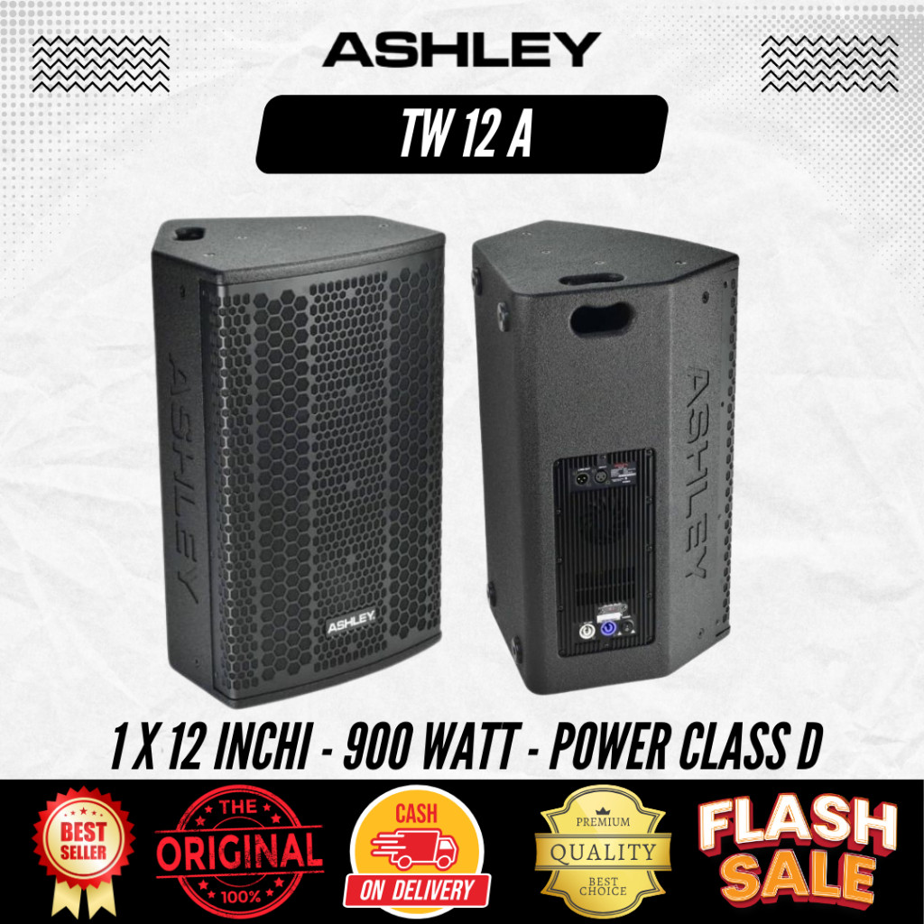 Jual Speaker Aktif 1x12 Inchi Ashley TW 12A | Shopee Indonesia