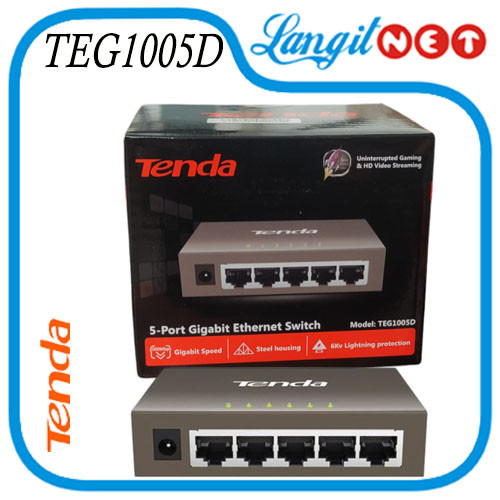 Jual TENDA TEG1005D SWITCH HUB 5 PORT GIGABIT | Shopee Indonesia