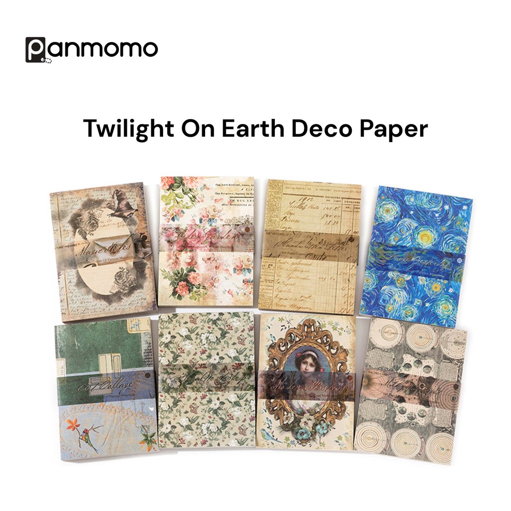 Jual Panmomo Deco Paper Kertsa Aesthetic Vintage Retro Twilight on ...