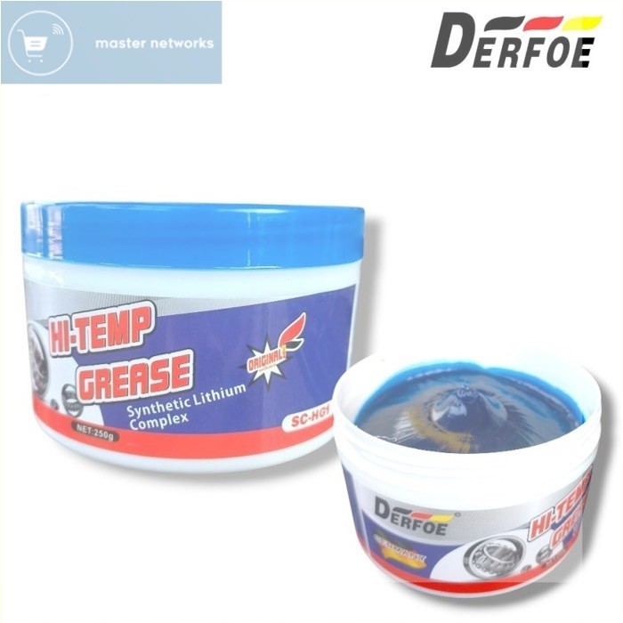 Jual Derfoe HT-3 Blue Hi-Temp Grease Gemuk Pelumas 250g | Shopee Indonesia
