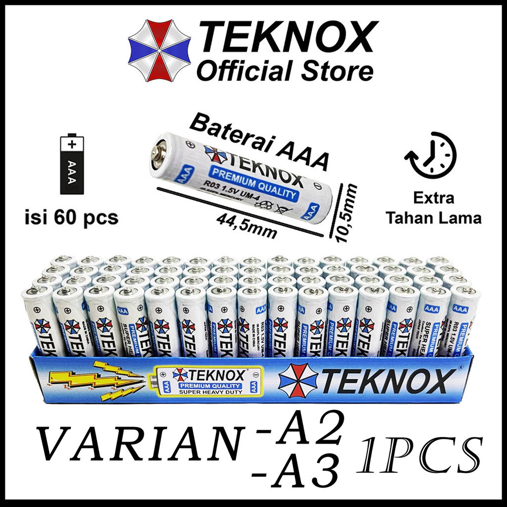 Jual Baterai AAA A3 1.5V 1PCS Baterai Untuk Elektronik Mainan Jam ...