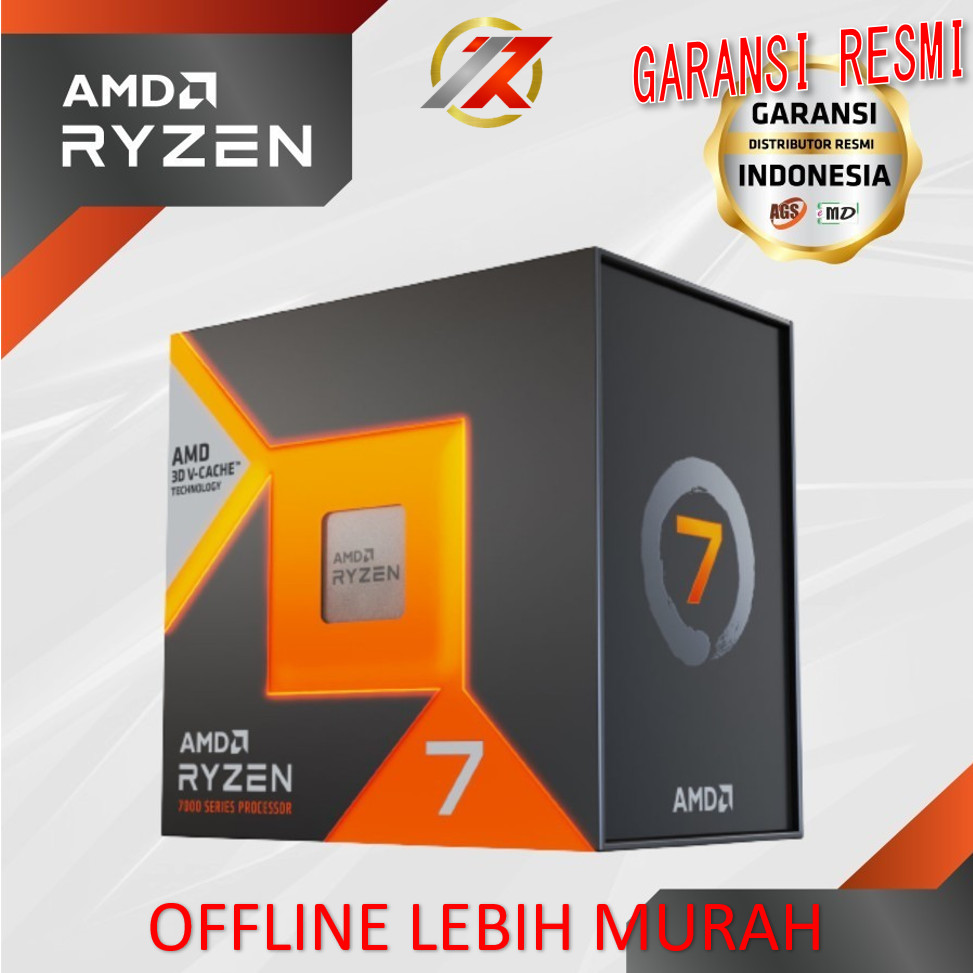 Jual Processor AMD RYZEN 7 7800X3D Socket AM5 | Shopee Indonesia