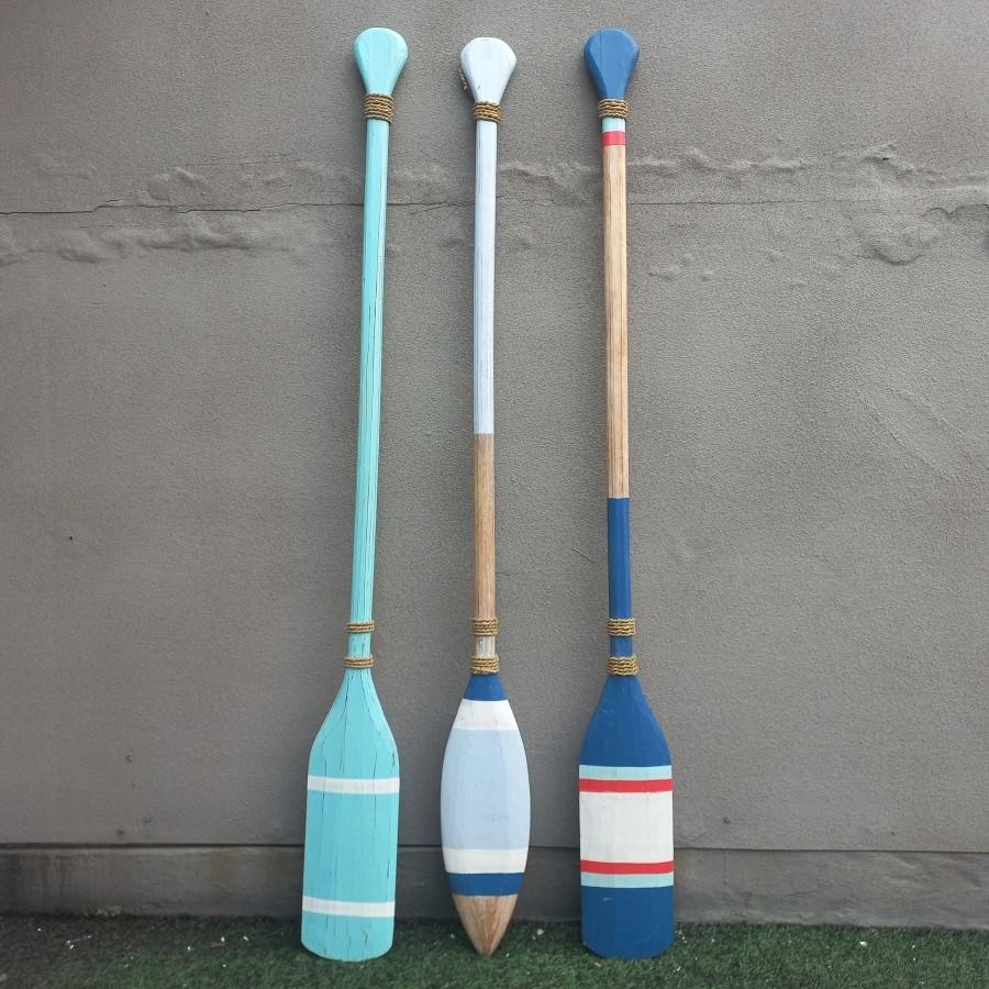 Jual Dekorasi Dayung Kayu Extra Jumbo Bermotif barang unik Home Decor ...