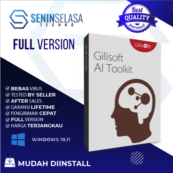 Jual Software Integrasi AI: Gilisoft AI Toolkit 10 [WIN] | Shopee Indonesia