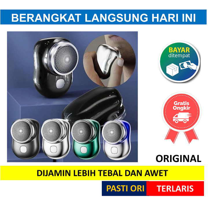 Jual [ CUKBUL ] Cukur Bulat Alat Cukuran Kumis Jenggot Mini Shaver ...