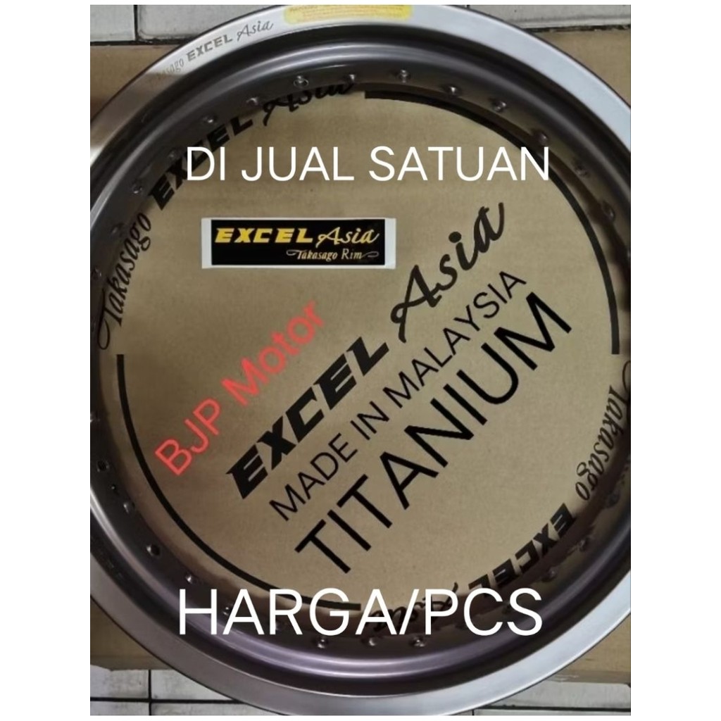 Jual Velg Takasago Excel Asia Warna TITANIUM Ring 17 Ukuran 1.40 / 2.15 ...
