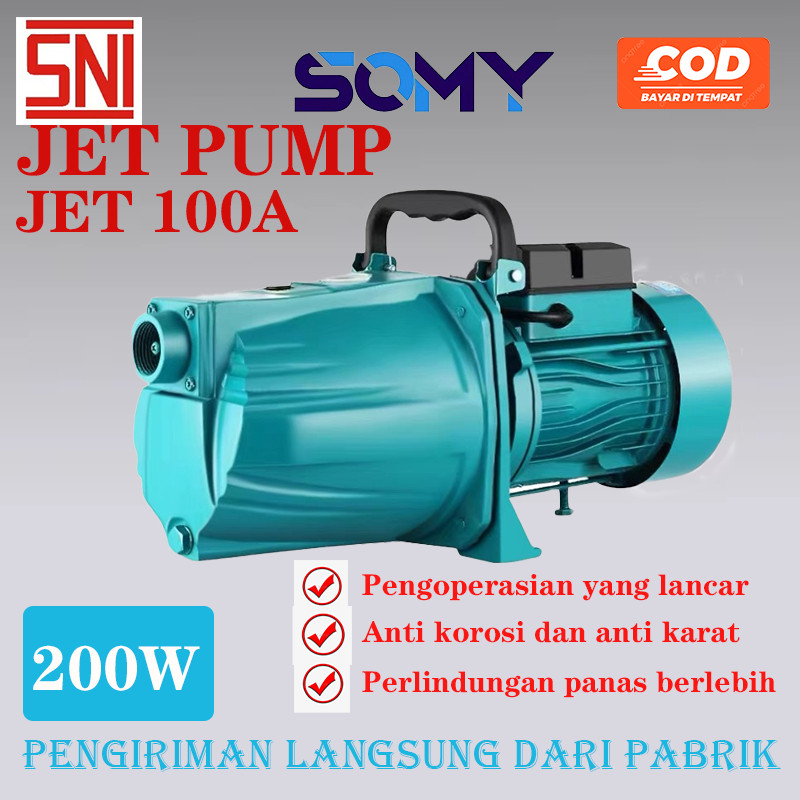Jual Pompa Air Jetpump JET Pump SOMY JET100A set komplit (jet pump 40 ...