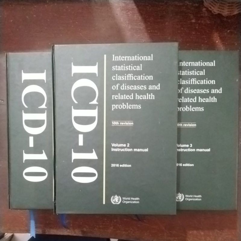 Jual Buku ICD - 10 Volume 1, 2 & 3 (set) edisi 2016 | Shopee Indonesia