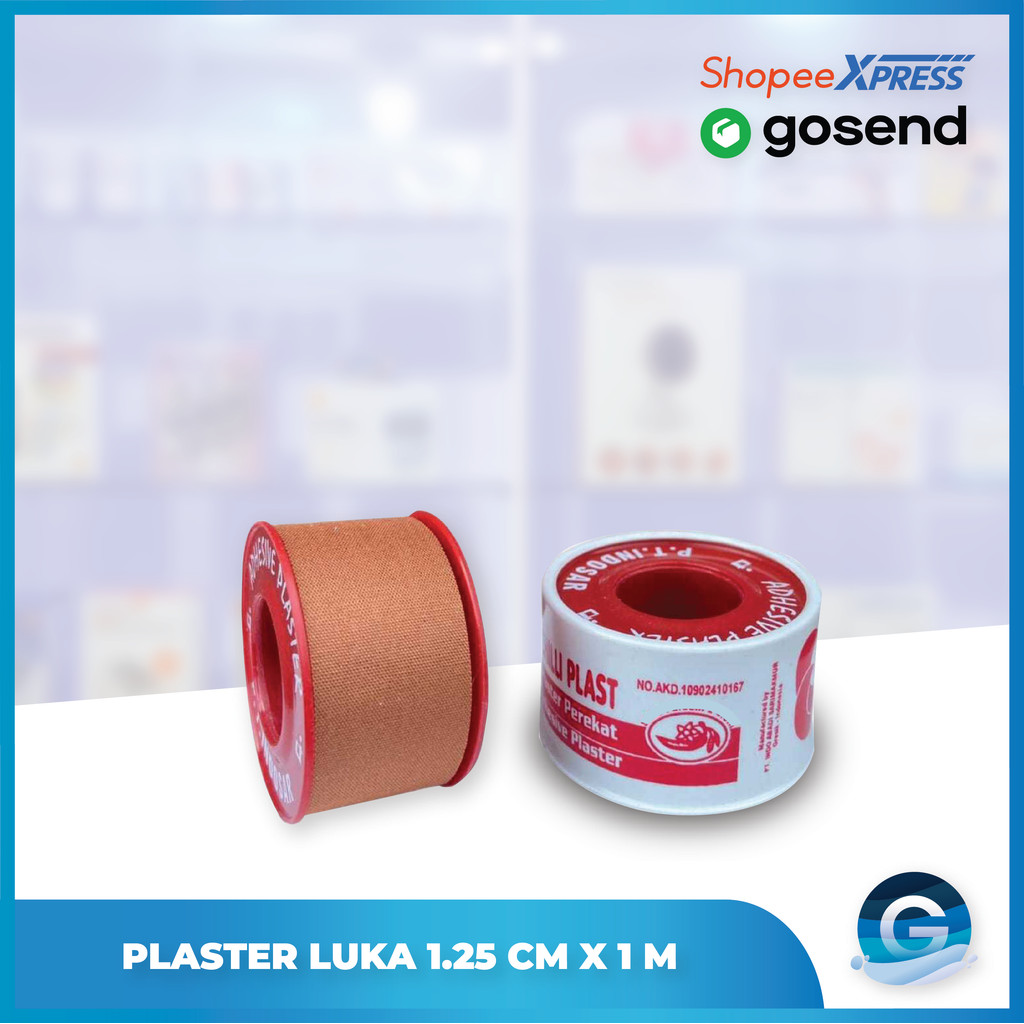 Jual Chilli Plast Plester Luka / Plester Roll 1.25cm x 1m | Shopee Indonesia