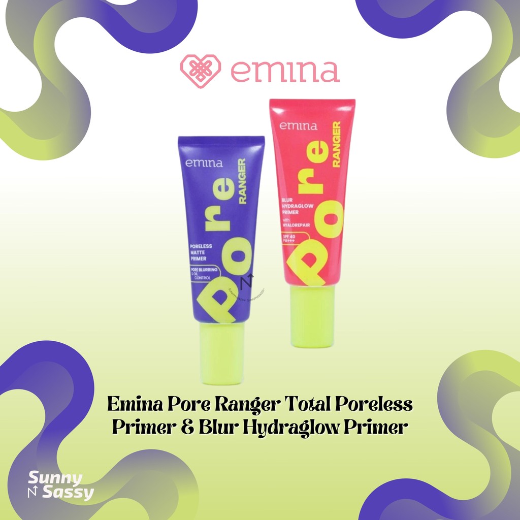Jual Emina Pore Ranger Total Poreless Primer & Blur Hydraglow Primer 20 ...