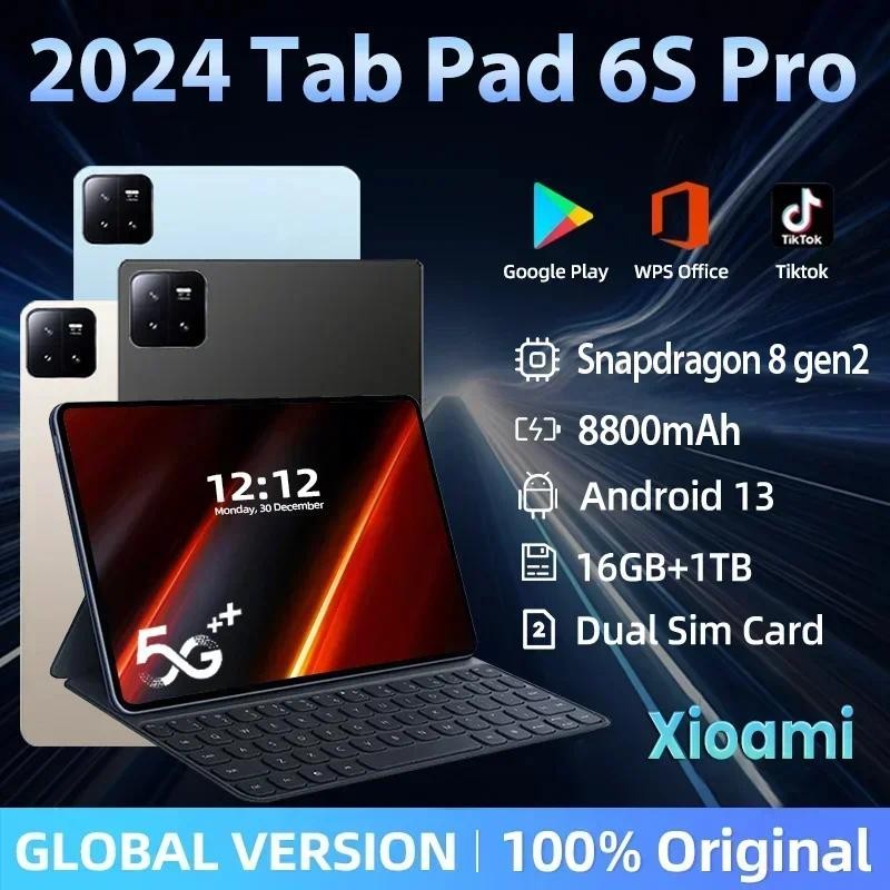 Jual 2024 NEW Global Version Original XioamI Pad 6S Pro Tablet 16GB+1T ...