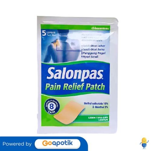 Jual Salonpas Pain Relief Patch Sachet 5 Pcs | Shopee Indonesia