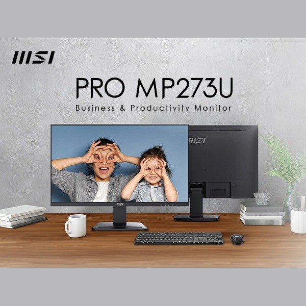 Jual Monitor MSI LED IPS PRO MP273U - 4K UHD 27" | Shopee Indonesia