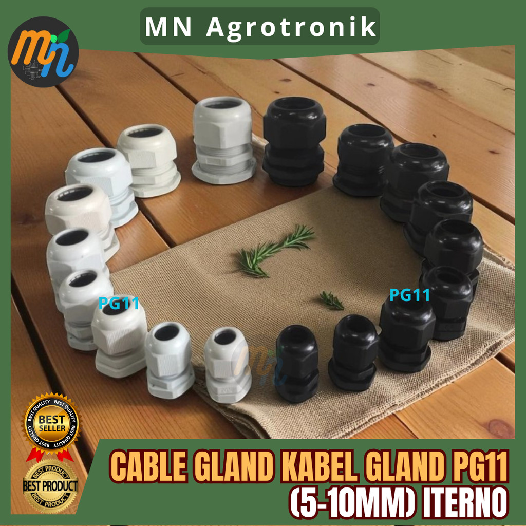 Jual Cable Gland Kabel Gland PG11 PG-11 (5-10mm) Iterno | Shopee Indonesia