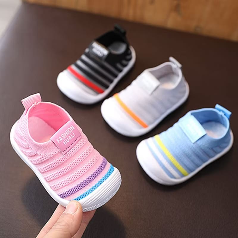 Jual Sepatu Slip On Rajut Anak Laki Perempuan Unisex Prewalker Bayi ...