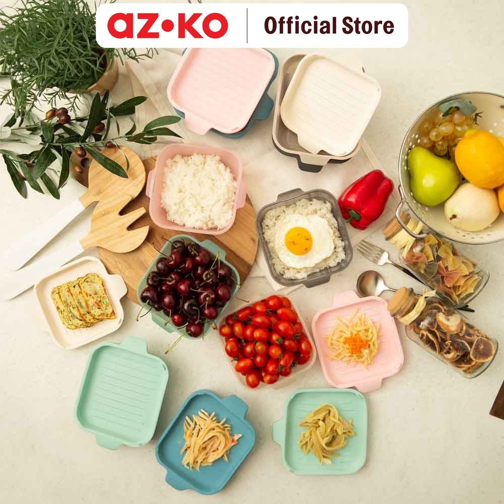 Jual AZKO Kris Set 5 Pcs Rainbow Wadah Makanan Food Container Kotak ...