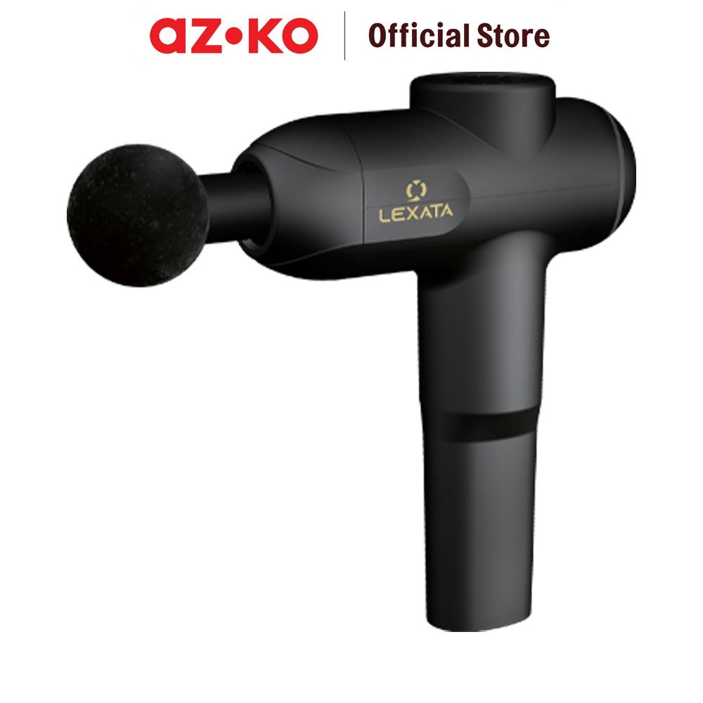 Jual AZKO Lexata Alat Pijat Powerful Portable Ly - Hitam Massage Gun ...