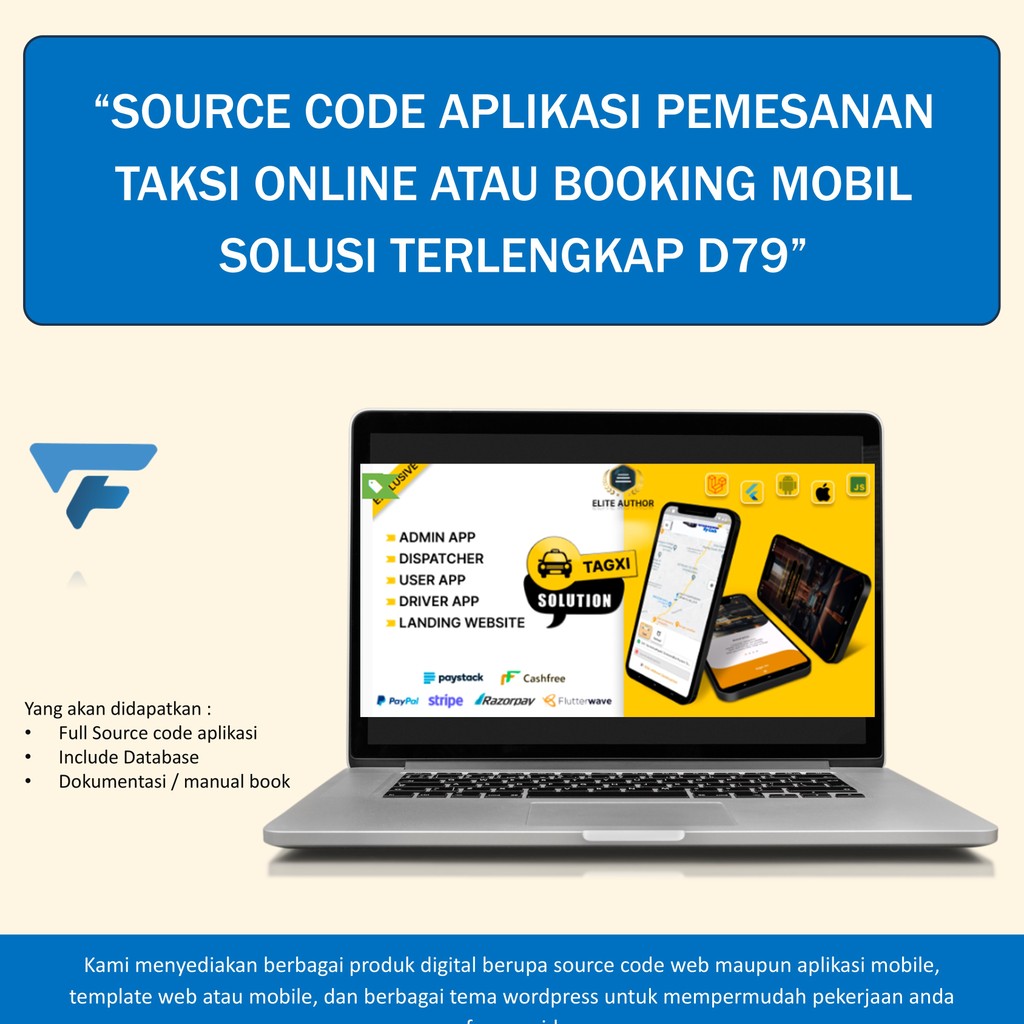 Jual SOURCE CODE APLIKASI PEMESANAN TAKSI ONLINE ATAU BOOKING MOBIL SOLUSI TERLENGKAP D79 ...