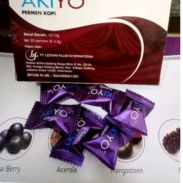 Jual Permen Akiyo Candy isi 5Pcs A1 | Shopee Indonesia