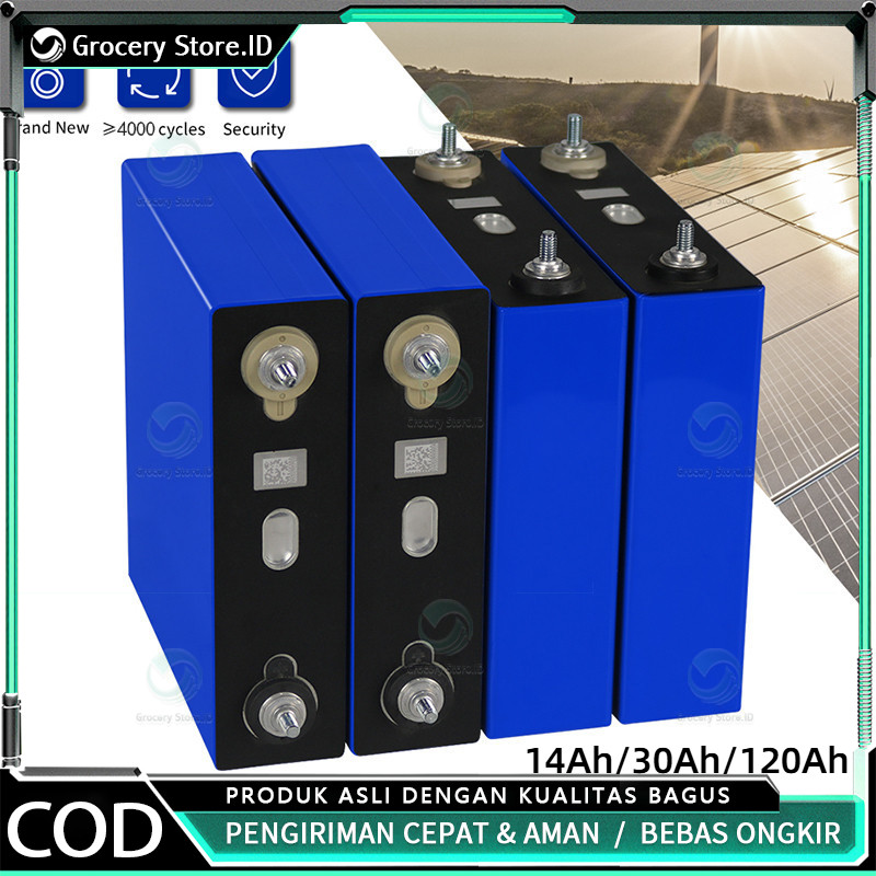 Jual 30Ah 120Ah 14Ah Lifepo4 Baterai 4000 Cycle Solar Lithium Ion ...