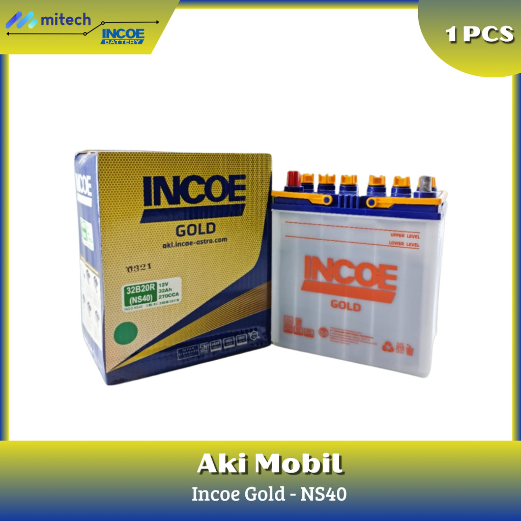 Jual Incoe Gold Astra Aki Basah Mobil Daihatsu Terios Ns40 12V 32Ah ...