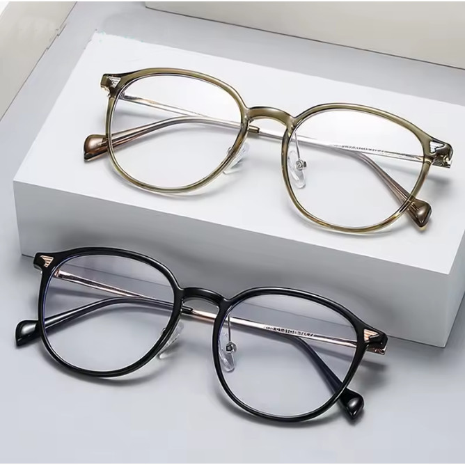 Jual Kacamata Minus Fashion Korea Retro Anti Blue Light anti Radiasi Model Cat Eye gucc minus ...