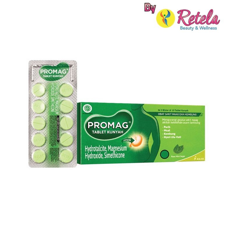 Jual PROMAG TABLET 1 BLISTER 12 TABLET | Shopee Indonesia