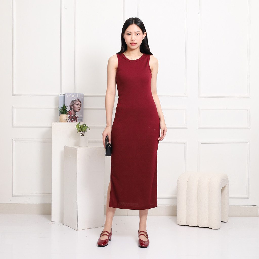 Jual LONAIRE 6505, Bodycon Dress, Gaun Panjang Casual, Kualitas Premium ...