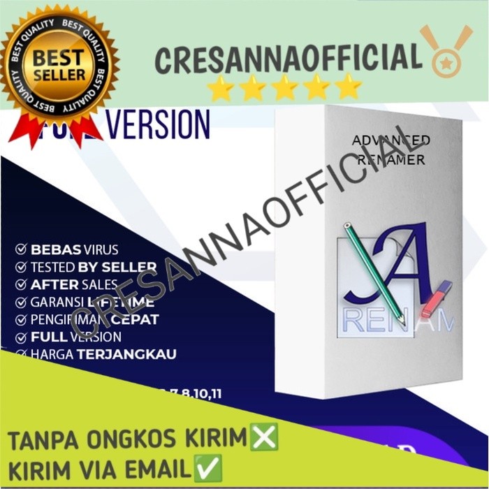 Jual Terbaru Software Rename Folder & Files: Advanced Renamer 3.88 [WIN ...