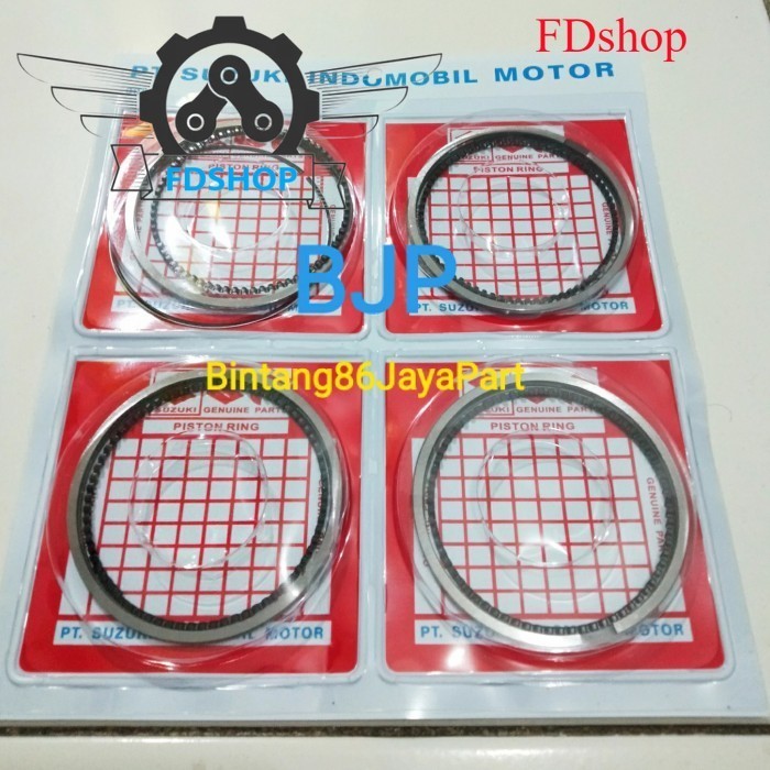 Jual Ring Seher Ring Piston Set Carry 1.5 Apv Futura injeksi | Shopee ...