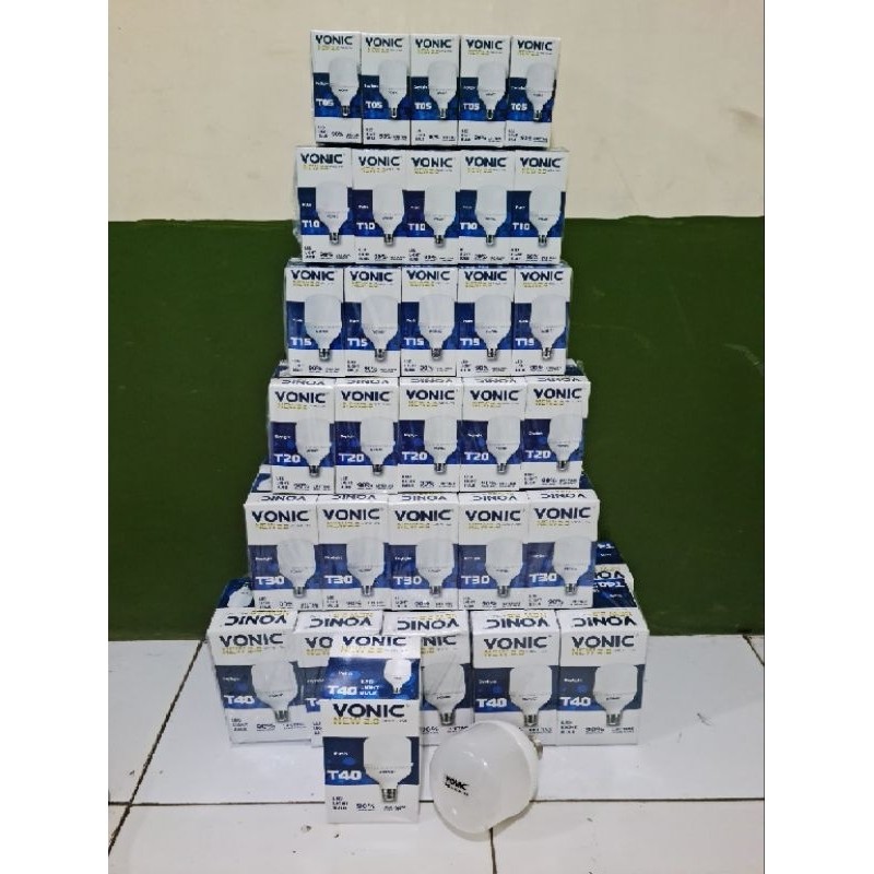 Jual LAMPU LED 15 WATT HEMAT ENERGI 90% JUMBO VONIC PUTIH TERANG TK-12 ...