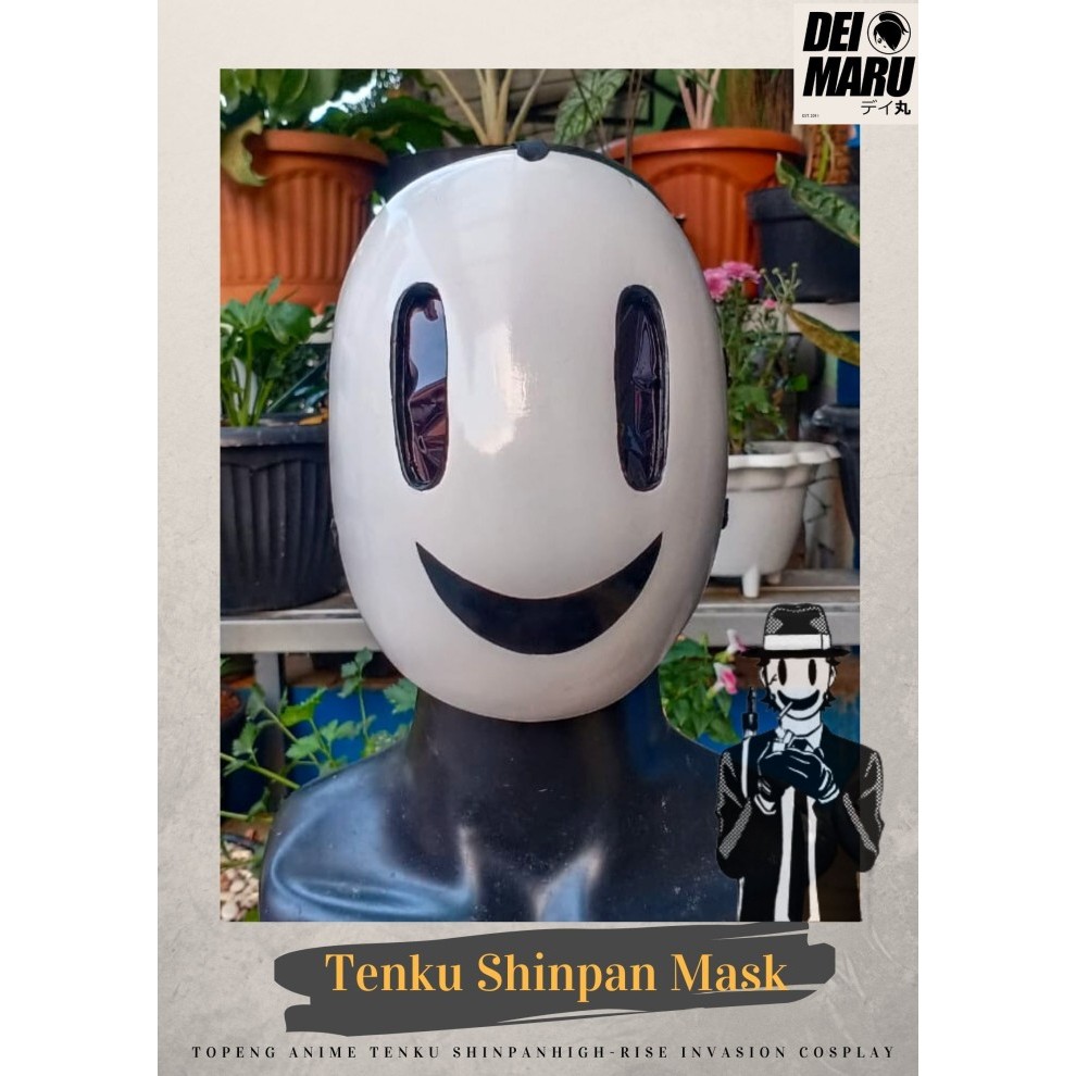 Jual [TENKUU SHINPAN MASK] TOPENG ANIME MANGA FIBER KERAS SENYUM ...
