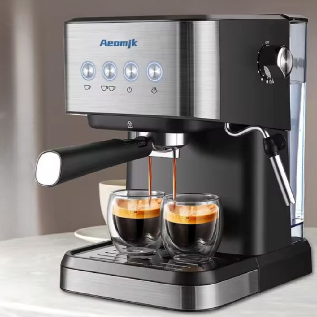 Jual Mesin Kopi Espresso Coffee Maker Frothing 20 Bar 1050W 1.2L - CM3010 | Shopee Indonesia