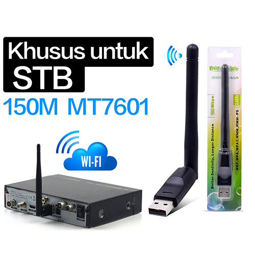 Jual USB Wifi Dongle MT7601 Wireless Adapter Receiver Antena Wifi PC Laptop Set Top Box 150M ...