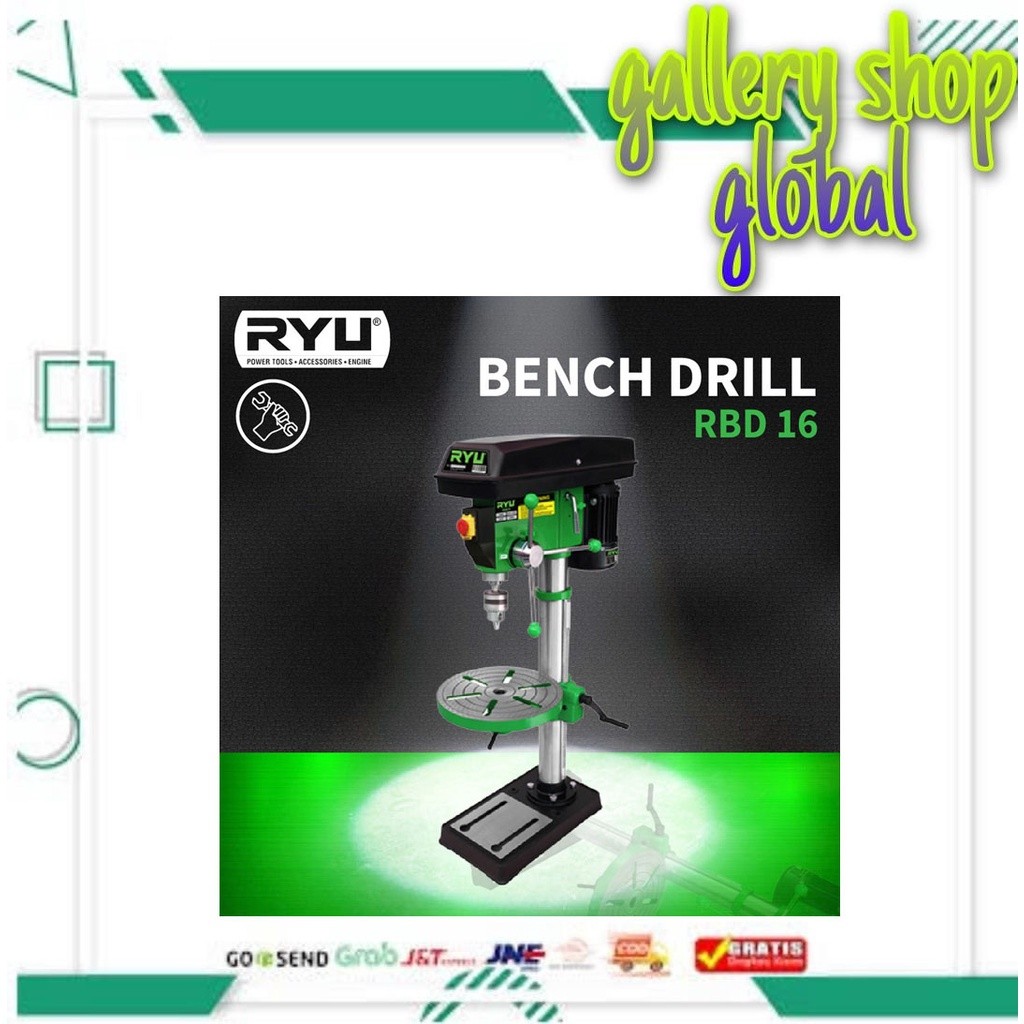 Jual RYU RBD16 Mesin Bor Duduk 16 mm Listrik Electric Drill Press ...