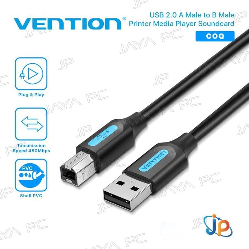 Jual Vention COQ Kabel Printer & Scanner - USB 2.0 Male to USB-B Male ...