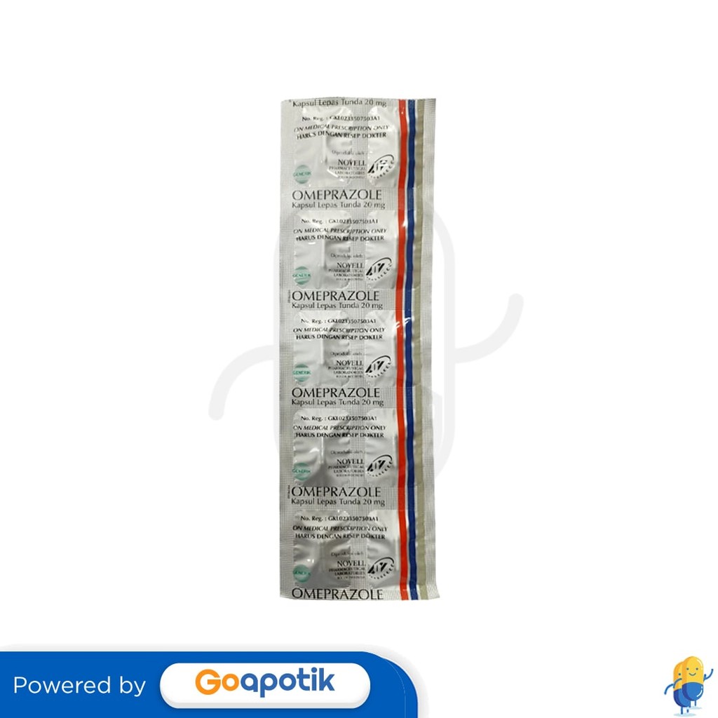Jual Omeprazole Novell 20 Mg Strip 10 Kapsul | Shopee Indonesia