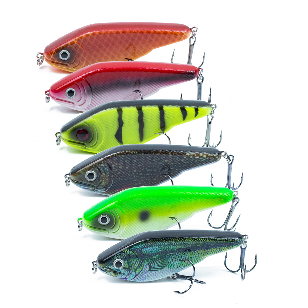 Jual Hanlin NEW Glide Jerkbait 90mm/26g Popular Pike Bait Crankbait ...