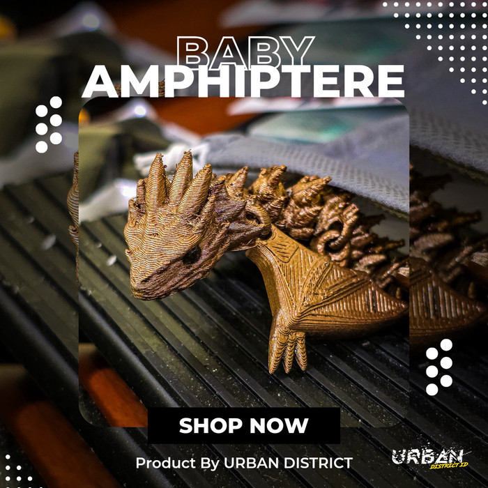 Jual Aksesoris 3D PROJECT Baby Dragon Amphiptere Dekorasi / Figure ...